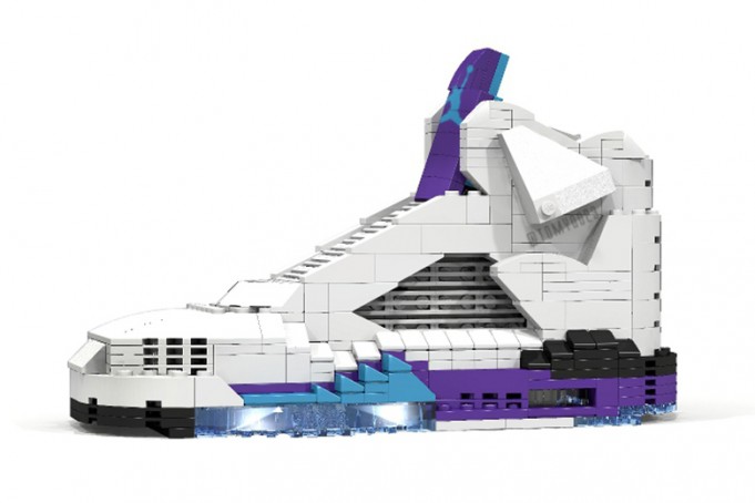 LEGO Air Jordan 5 Grape - Sneaker Bar Detroit