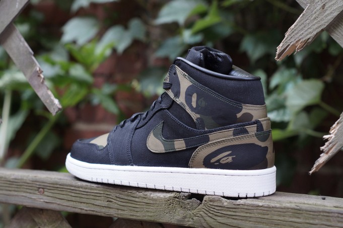 Bape Air Jordan 1 Custom - Sneaker Bar Detroit
