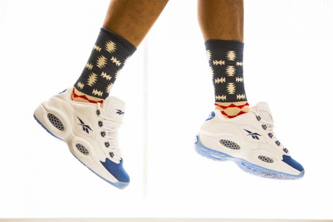 Reebok Question Low Blue Toe - Sneaker Bar Detroit