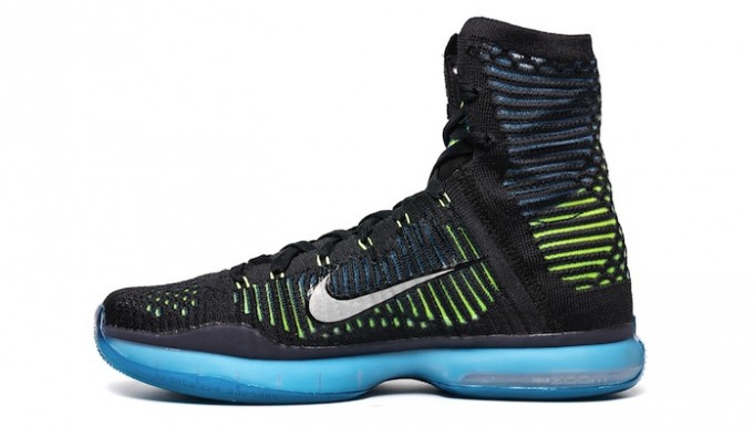 Nike Kobe 10 Elite High Black Volt Blue - Sneaker Bar Detroit