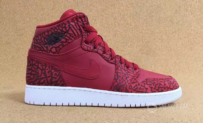 Air Jordan 1 Red Elephant Print - Sneaker Bar Detroit