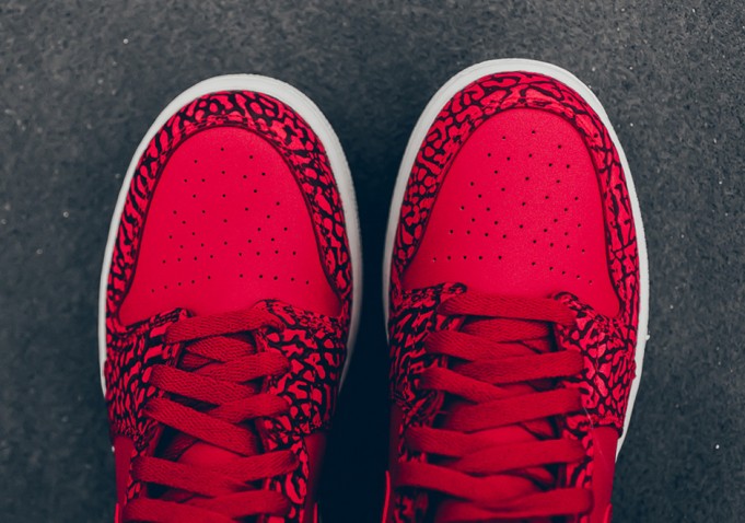 Air Jordan 1 Red Elephant Print - Sneaker Bar Detroit