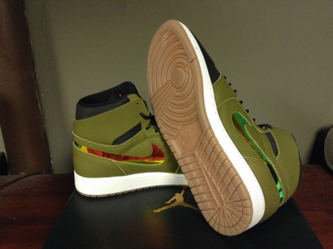 Air Jordan 1 Nouveau Militia Green - Sneaker Bar Detroit