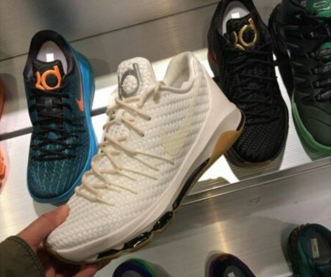 Nike KD 8 EXT White Gum Woven- Sneaker Bar Detroit