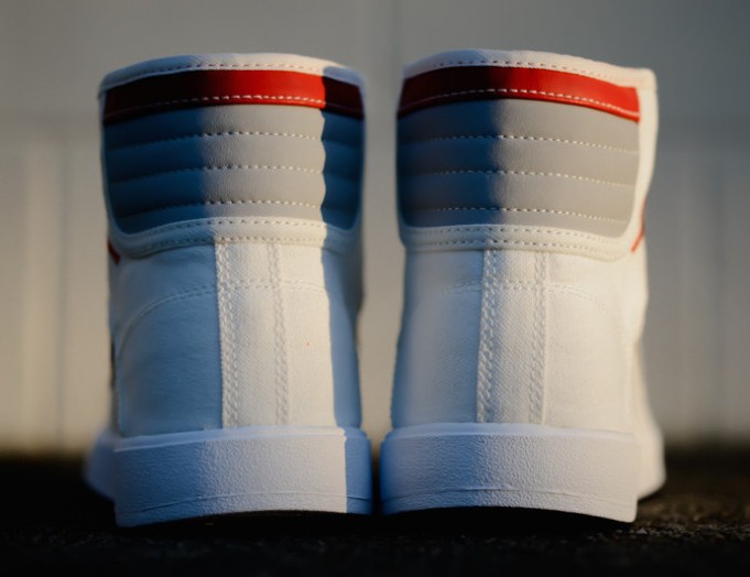 Jordan Sky High OG Sail Grey Red - Sneaker Bar Detroit