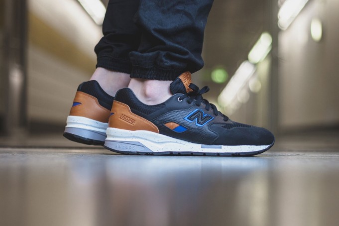 New Balance CM1600BT Black Tan Blue - Sneaker Bar Detroit