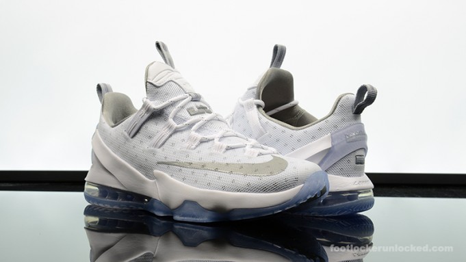 Nike LeBron 13 Low White Silver - Sneaker Bar Detroit