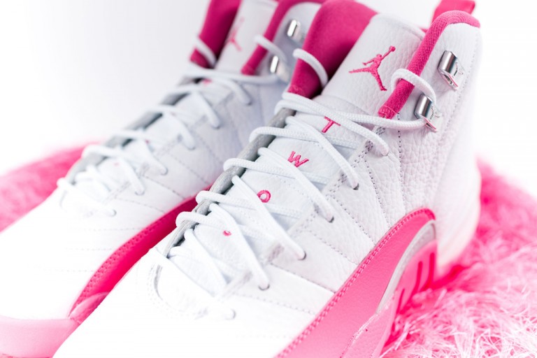 Air Jordan 12 GS White Dynamic Pink Release Date - Sneaker Bar Detroit