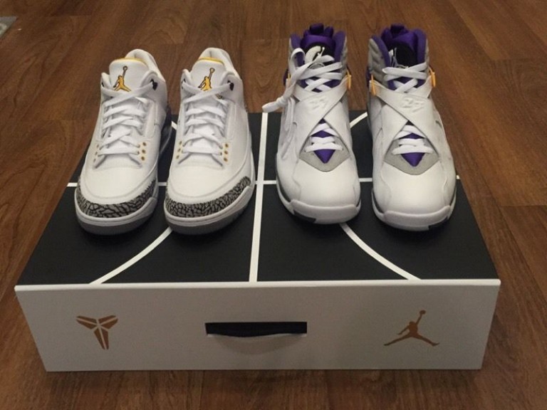 Air Jordan Kobe Bryant White PE Pack - Sneaker Bar Detroit