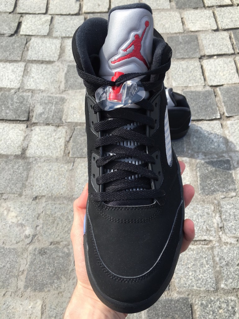 Nike Air Jordan 5 OG Black Metallic Silver 2016 - Sneaker Bar Detroit