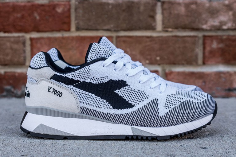 Diadora V7000 Weave Black White - Sneaker Bar Detroit