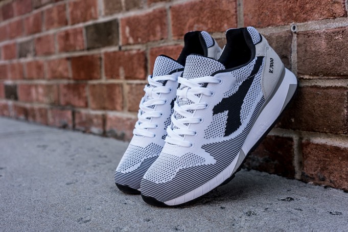 Diadora V7000 Weave Black White - Sneaker Bar Detroit