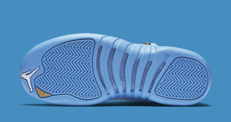 Air Jordan 12 GS White Metallic Gold University Blue - Sneaker Bar Detroit