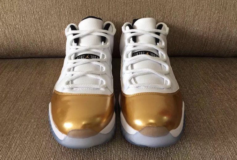 Air Jordan 11 Low White Gold Olympic - Sneaker Bar Detroit