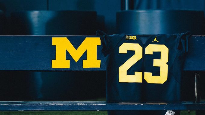 Michigan Air Jordan Football Uniforms - Sneaker Bar Detroit