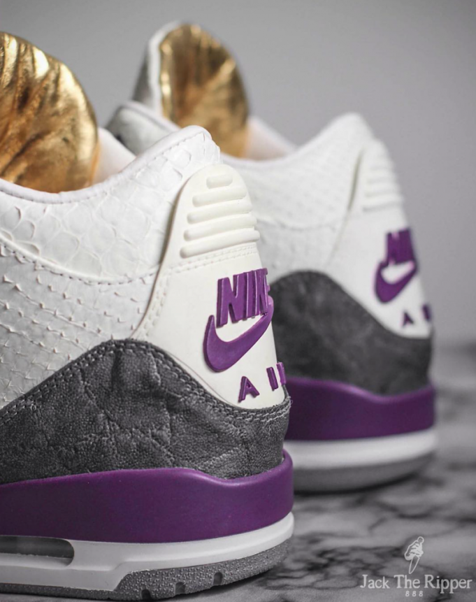 Air Jordan 3 Kobe Mamba Python Custom - Sneaker Bar Detroit