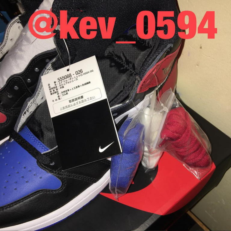 Air Jordan 1 Top 3 Chicago Banned Royal Release Date - SBD