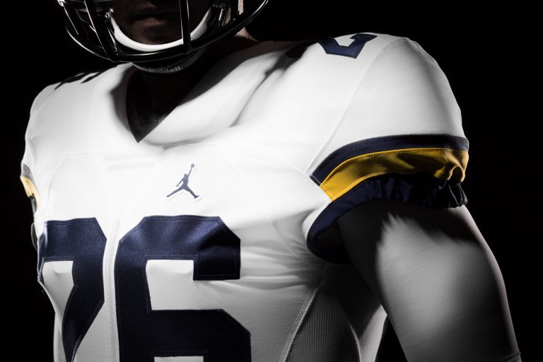 Michigan Air Jordan Football Uniforms - Sneaker Bar Detroit