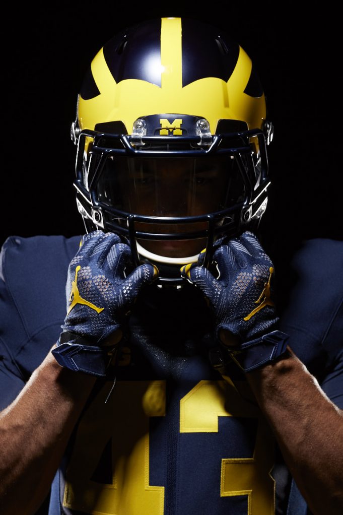 Michigan Air Jordan Football Uniforms - Sneaker Bar Detroit