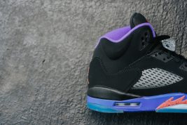 Air Jordan 5 GS Raptors Black Ember Glow Fierce Purple - SBD
