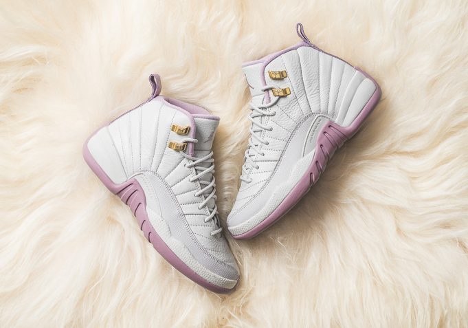 Air Jordan 12 GS Heiress Plum Fog Light Bone Release Date - SBD