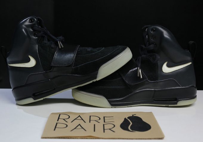 Rare Nike Air Yeezy Black Glow Sample $65K eBay - Sneaker Bar Detroit