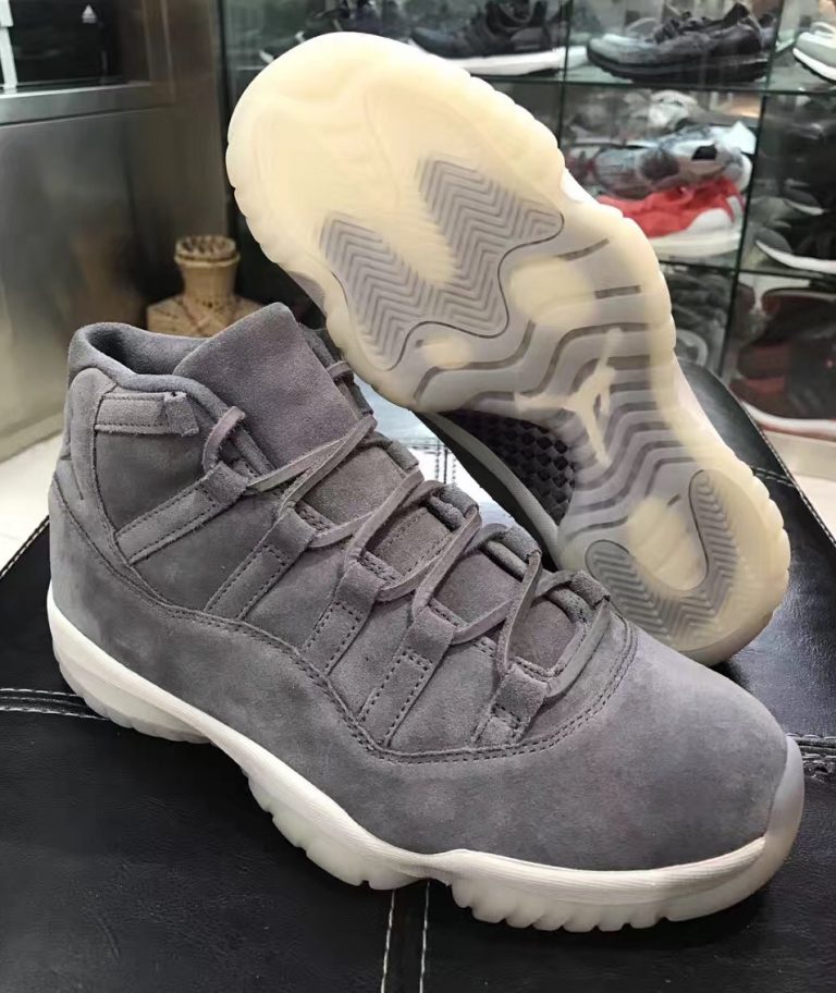 Air Jordan 11 Grey Suede Release Date - Sneaker Bar Detroit