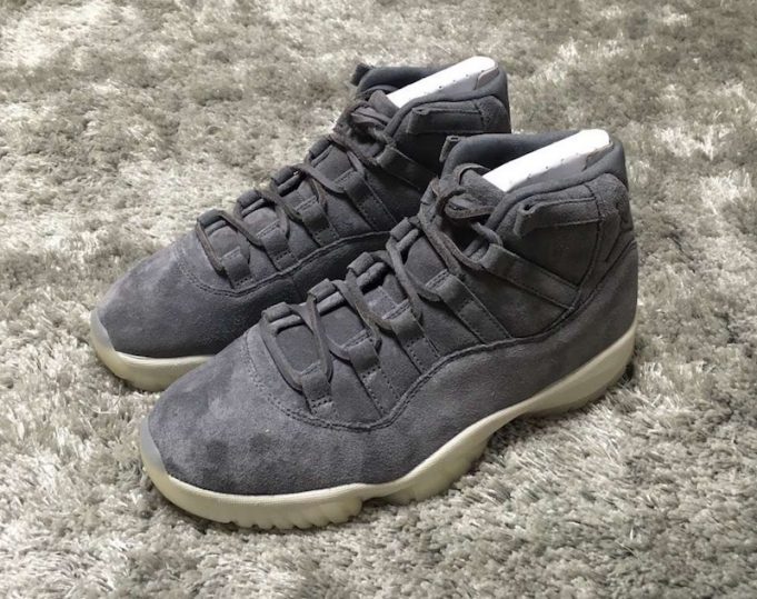 Air Jordan 11 Grey Suede Release Date - Sneaker Bar Detroit