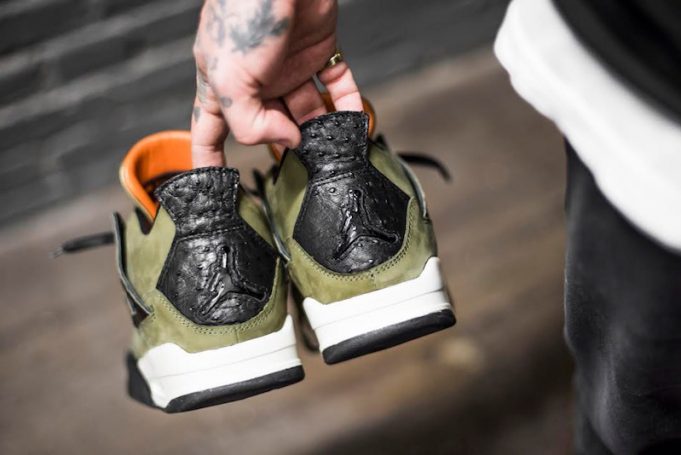 Undefeated Air Jordan 4 Custom - Sneaker Bar Detroit