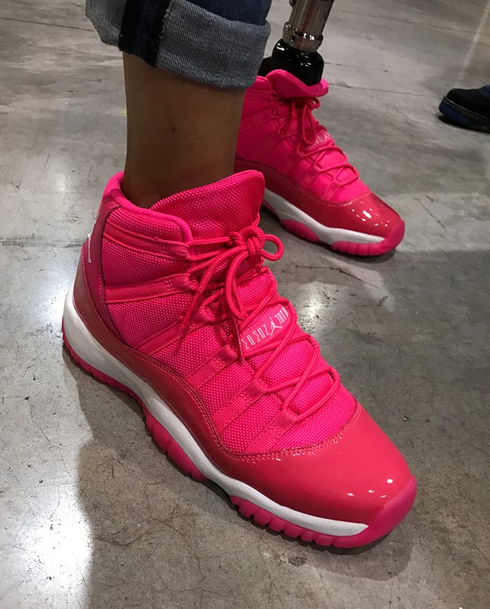 Air Jordan 11 Pink PE April Holmes - Sneaker Bar Detroit