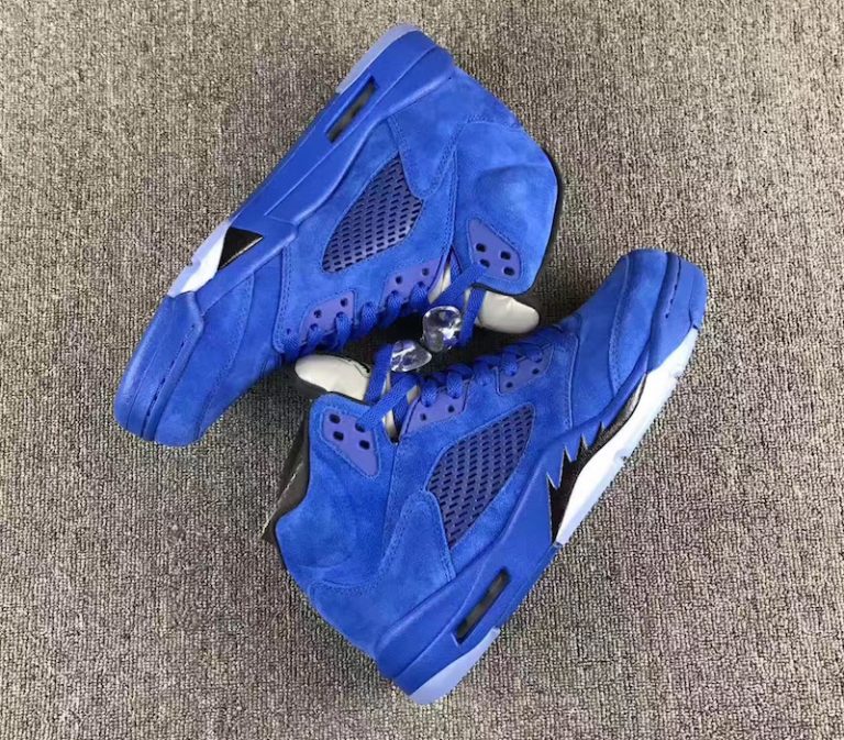 Air Jordan 5 Blue Suede Release Date - Sneaker Bar Detroit