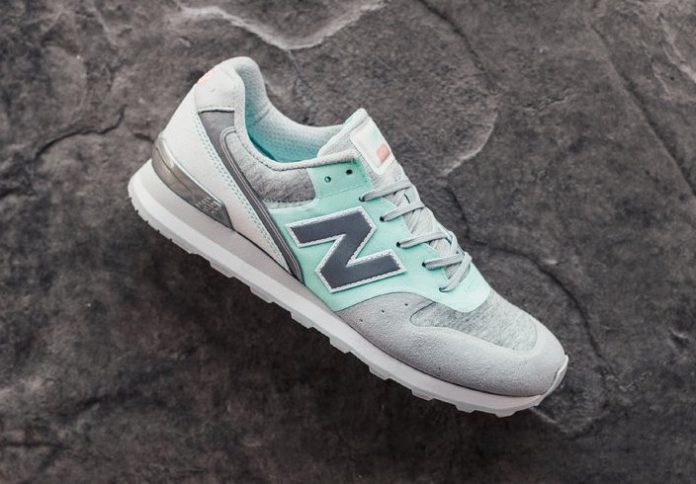 New Balance 696 Re-Engineered Mint Grey - Sneaker Bar Detroit