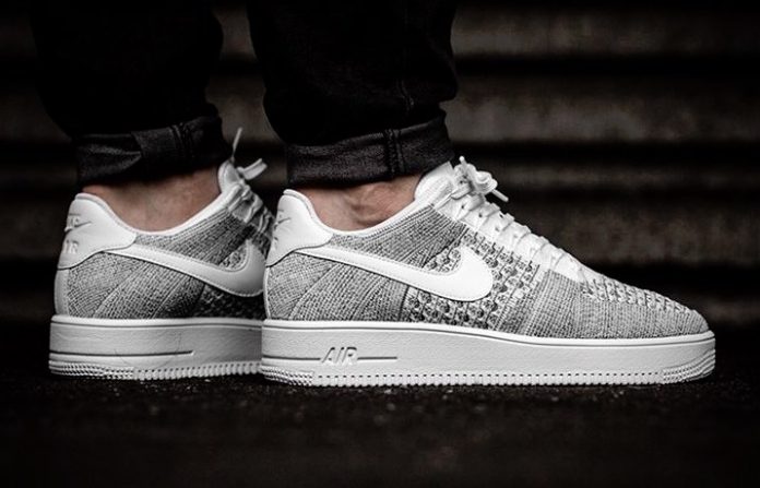 Nike Air Force 1 Ultra Flyknit Low Cool Grey - Sneaker Bar Detroit