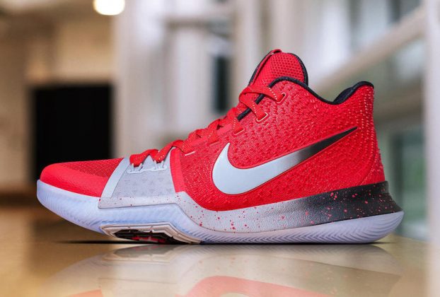 Nike Kyrie 3 PE Red Black Silver - Sneaker Bar Detroit