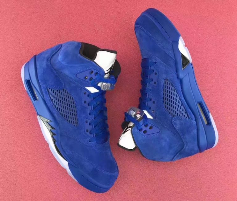 Air Jordan 5 Blue Suede Release Date - Sneaker Bar Detroit