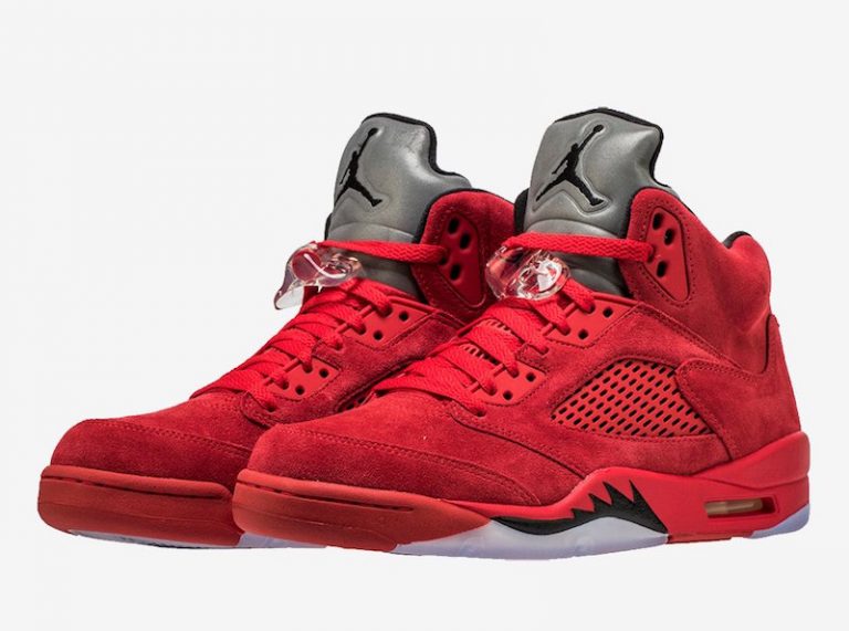 Air Jordan 5 Red Suede 136027-602 Release Date - Sneaker Bar Detroit