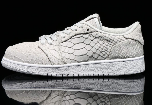 Air Jordan 1 Low Swooshless Off-White Python - Sneaker Bar Detroit