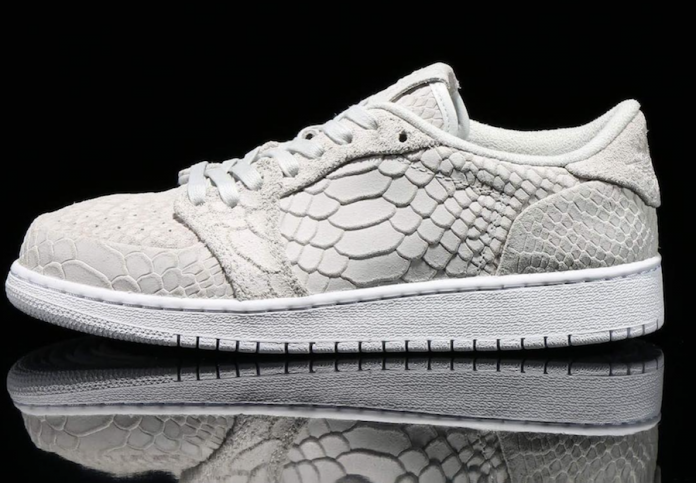 Air Jordan 1 Low Swooshless Off-White Python - Sneaker Bar Detroit