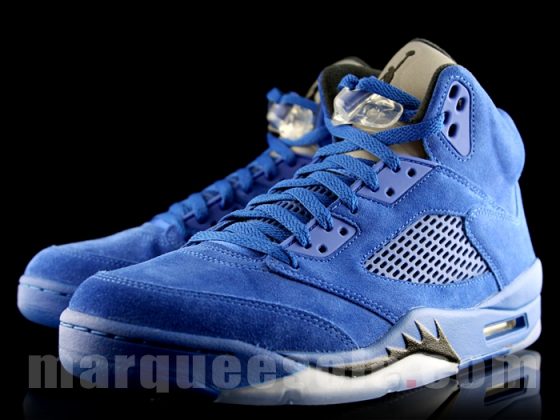Air Jordan 5 Blue Suede - Sneaker Bar Detroit