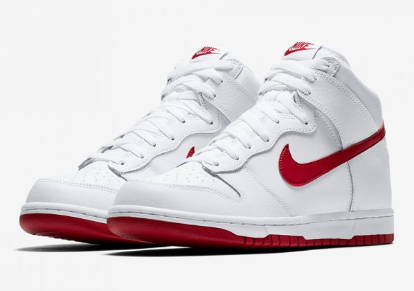 Nike Dunk High White Red Black - Sneaker Bar Detroit