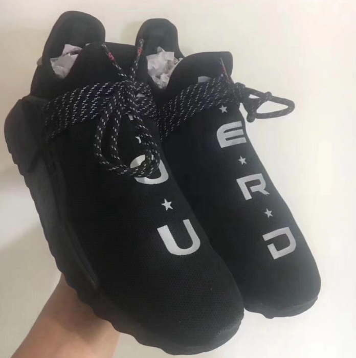 Pharrell adidas NMD Hu NERD Black Reflective - Sneaker Bar Detroit