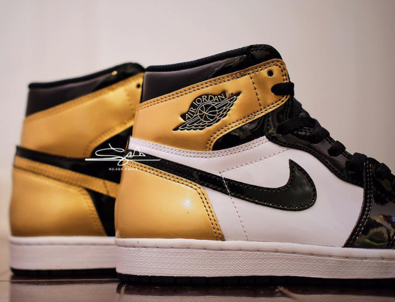 Air Jordan 1 Gold Toe 861428-007 Release Date - Sneaker Bar Detroit