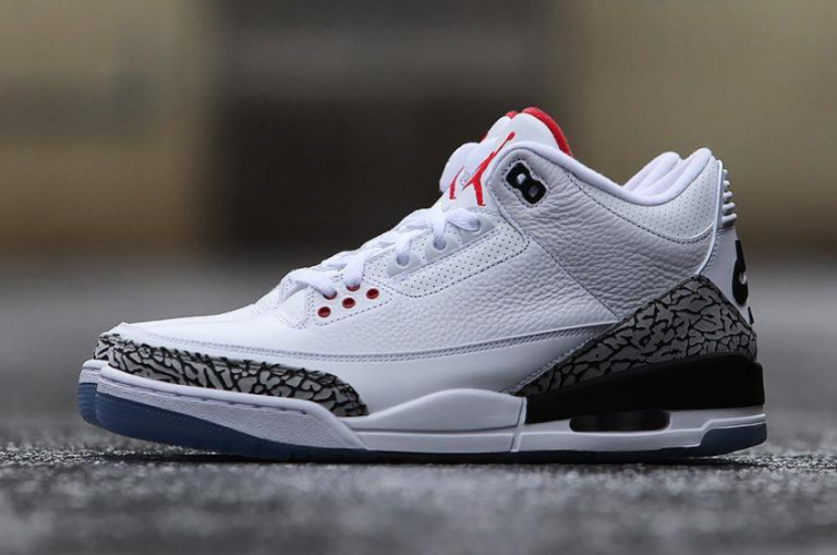 Air Jordan 3 Dunk Contest White Cement 923096-101 - Sneaker Bar Detroit