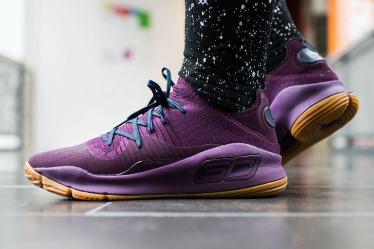 Under Armour Curry 4 Low Merlot Grove Green - Sneaker Bar Detroit