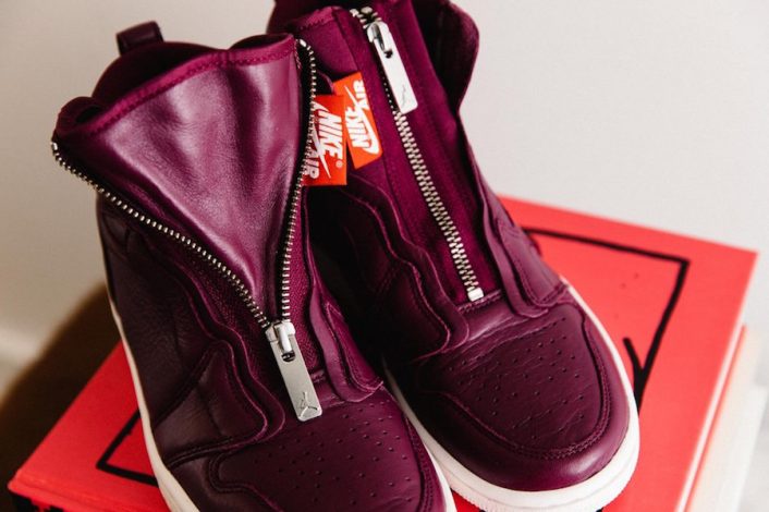 Air Jordan 1 High Zip Bordeaux AT0575-600 - Sneaker Bar Detroit