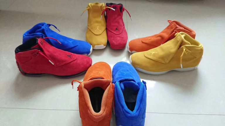 Air Jordan 18 Blue Suede Release Date - Sneaker Bar Detroit