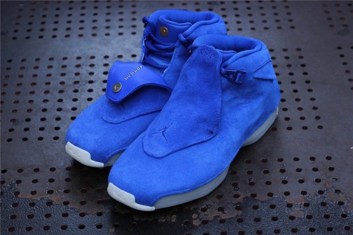 Air Jordan 18 Blue Suede Release Date - Sneaker Bar Detroit