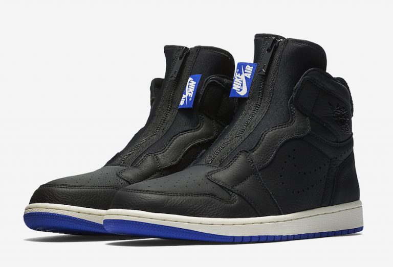 Air Jordan 1 High Zip Black/Royal + White/Red Release Date - SBD