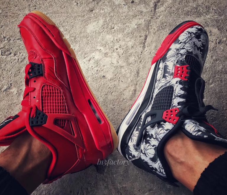Air Jordan 4 Print Tattoo BQ0897-006 Release Date - SBD