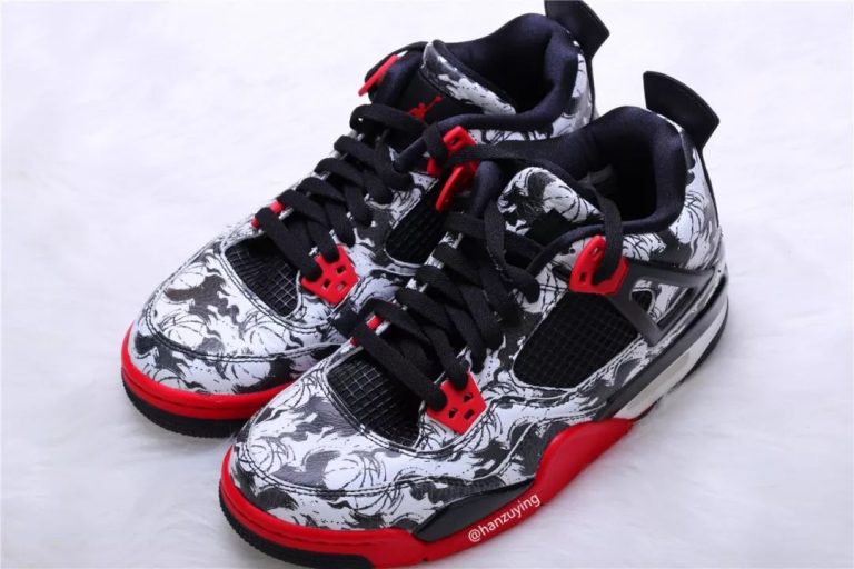 Air Jordan 4 Print Tattoo BQ0897-006 Release Date - SBD